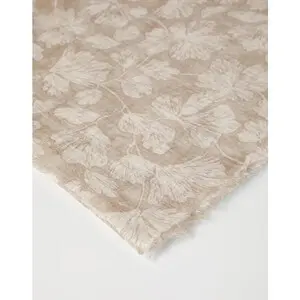 Brunello Cucinelli Floral-print Linen Scarf