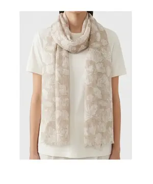 Brunello Cucinelli Floral-print Linen Scarf