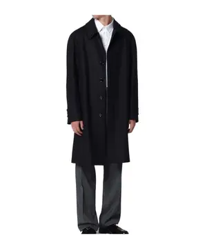 LARDINI Long-sleeved Classic Collar Coat