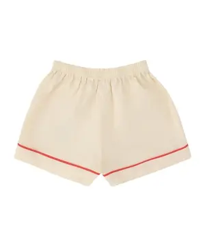 Zimmermann Floral-embroidered Drawstring Shorts