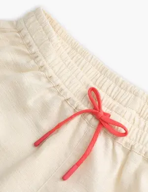Zimmermann Floral-embroidered Drawstring Shorts