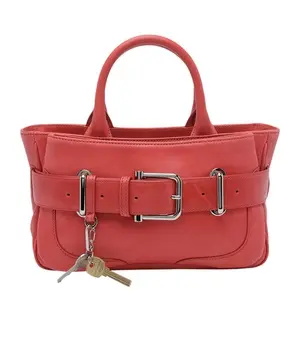 OSOI Brocle Belted Tote Bag - Aged Red