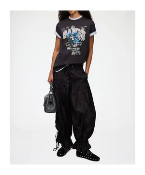 GANNI Floral Graphic T-shirt
