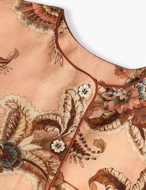 Zimmermann Floral-print Tiered Dress