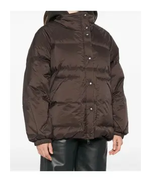 YVES SALOMON Quilted Hooded Jacket