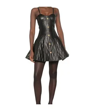 Balmain Suspender Dress - Black