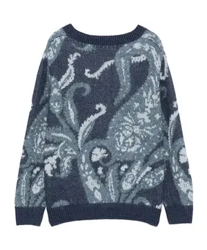 Etro Paisley-print Cardigan - Blue