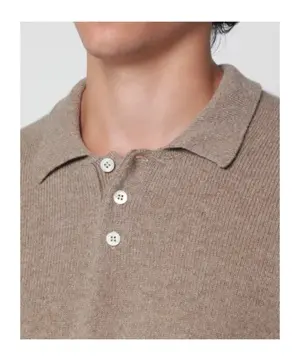 DRUMOHR Long-sleeve Polo-collar Sweater - Gray
