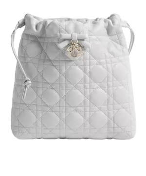 Dior Adiorable Mini Bucket Bag - White