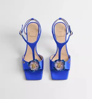 Dior Flora Heeled Sandal