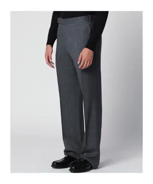 LARDINI Pleated Straight-leg Pants