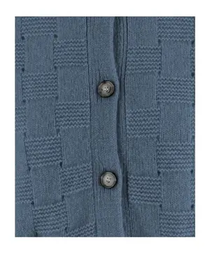 ALLUDE Textured Button-up Cardigan - No