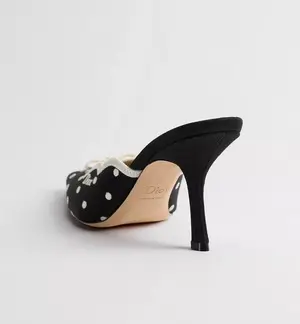 Dior High Heel Mules