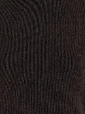 ALLUDE Ribbed Cashmere Sweater - Black