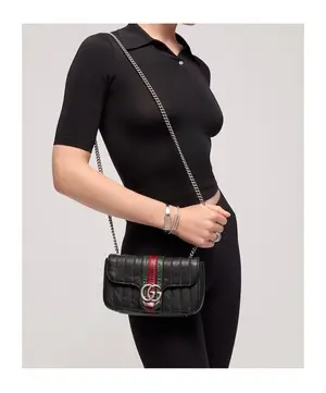 Gucci Jetset Gg Marmont Small Shoulder Bag