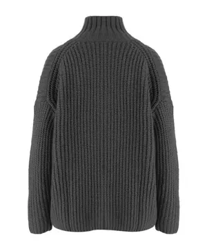 ALLUDE Chunky Turtleneck Knitted Sweater