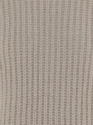 ALLUDE Ribbed Turtleneck Knitted Sweater