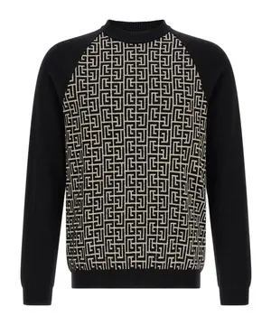 Balmain Pb Monogram Mesh