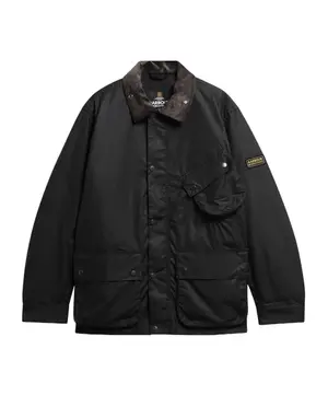 Barbour Waxed Cotton Corduroy Collar Jacket