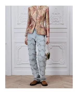 Dior Bar" Jacket With Oversized Bow Detail