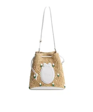 Dior Dioriviera Blooming Mini Bucket Bag - Nude