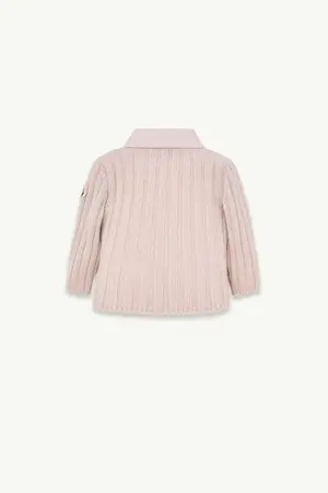 Moncler Padded Wool Cashmere Zip-up Cardigan