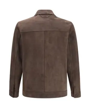 SALVATORE SANTORO Button-up Leather Jacket