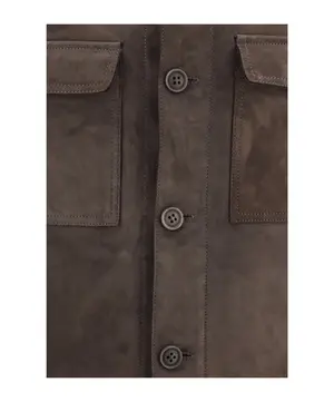 SALVATORE SANTORO Button-up Leather Jacket
