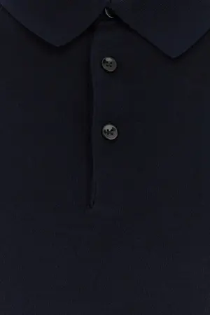 UMIT BENAN Long-sleeve Knitted Polo Shirt