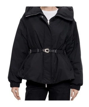 MOORER Glarea Belted High-neck Jacket