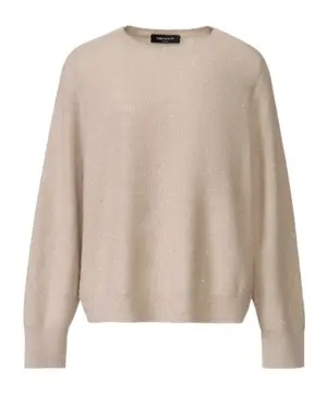 Fabiana Filippi Sequined Wool And Silk Cropped Sweater