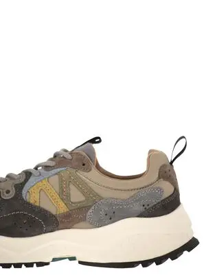 FLOWER MOUNTAIN Solin Sneakers In Suede And Technical Fabric