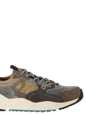 FLOWER MOUNTAIN Solin Sneakers In Suede And Technical Fabric