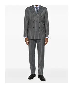 Caruso Pinstriped Double-breasted Suit