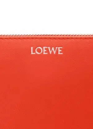 Loewe Shoulder Bag With Leather Handles - Orange