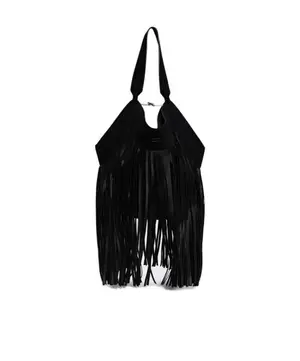 Khaite Lotus Small Fringed Tote Bag