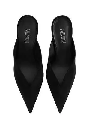 Paris Texas Pointed-toe Suede Mules