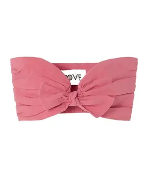 Tove Sleeveless Tie-front Cropped Top