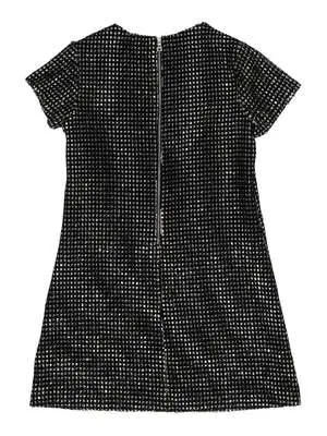 Balmain Sequin-embellished Short-sleeve Dress