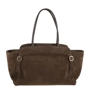 Santoni Didi M Suede Tote Bag