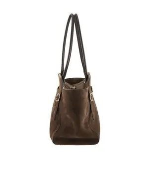 Santoni Didi M Suede Tote Bag