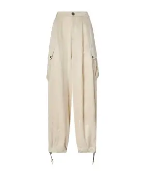 Pinko Wide Leg Pants - Nude