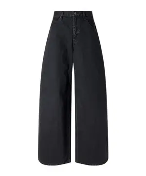 NILI LOTAN Mid-rise Wide-leg Jeans - Black
