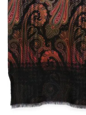 Etro Paisley Print Scarf