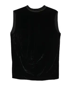 Rick Owens Draped Velvet Top