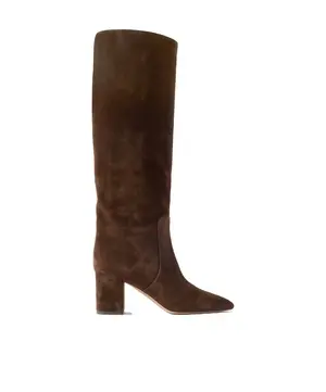 Paris Texas Anja Suede Knee Boots - No