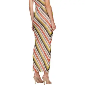JEAN PAUL GAULTIER Vintage Striped Maxi Dress - No