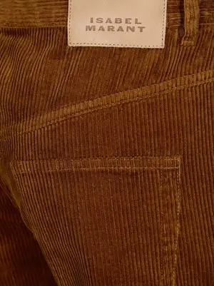 Isabel Marant Étoile Flared Corduroy Trousers - Brown