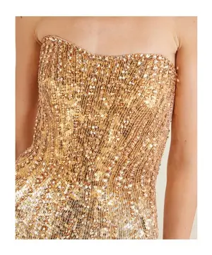 Jenny Packham Lior Embellished Sequined Gown