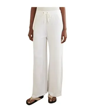 JAMES PERSE Cotton-terry Wide-leg Track Pants - No